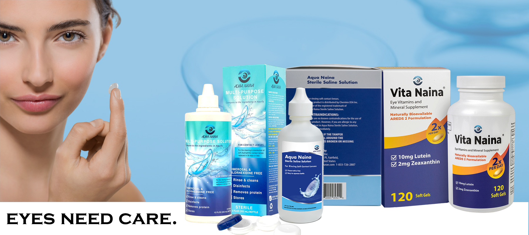 Shop Our Range Of Contact Lens Solutions & Eye Vitamins