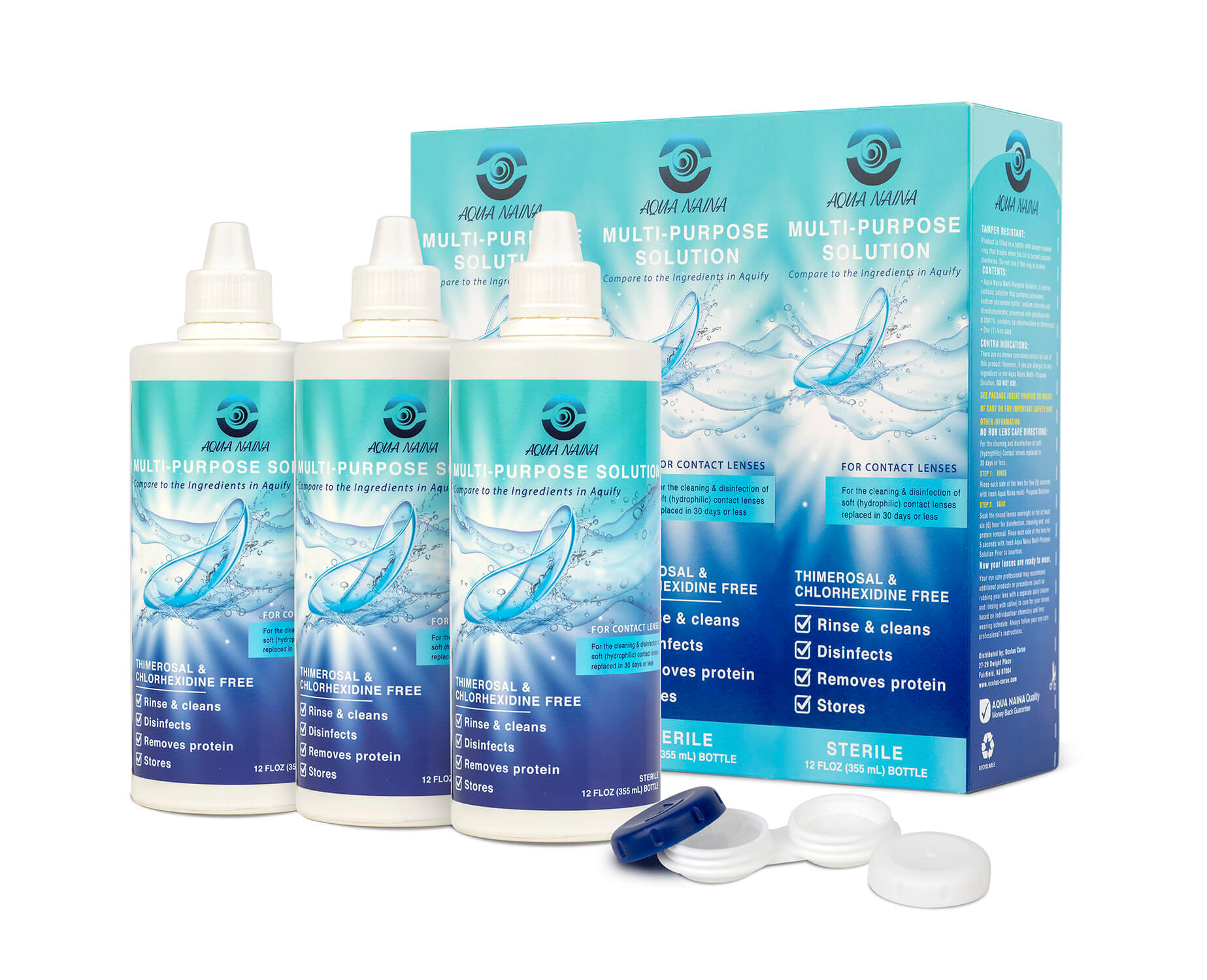 visualize contact lens solution
